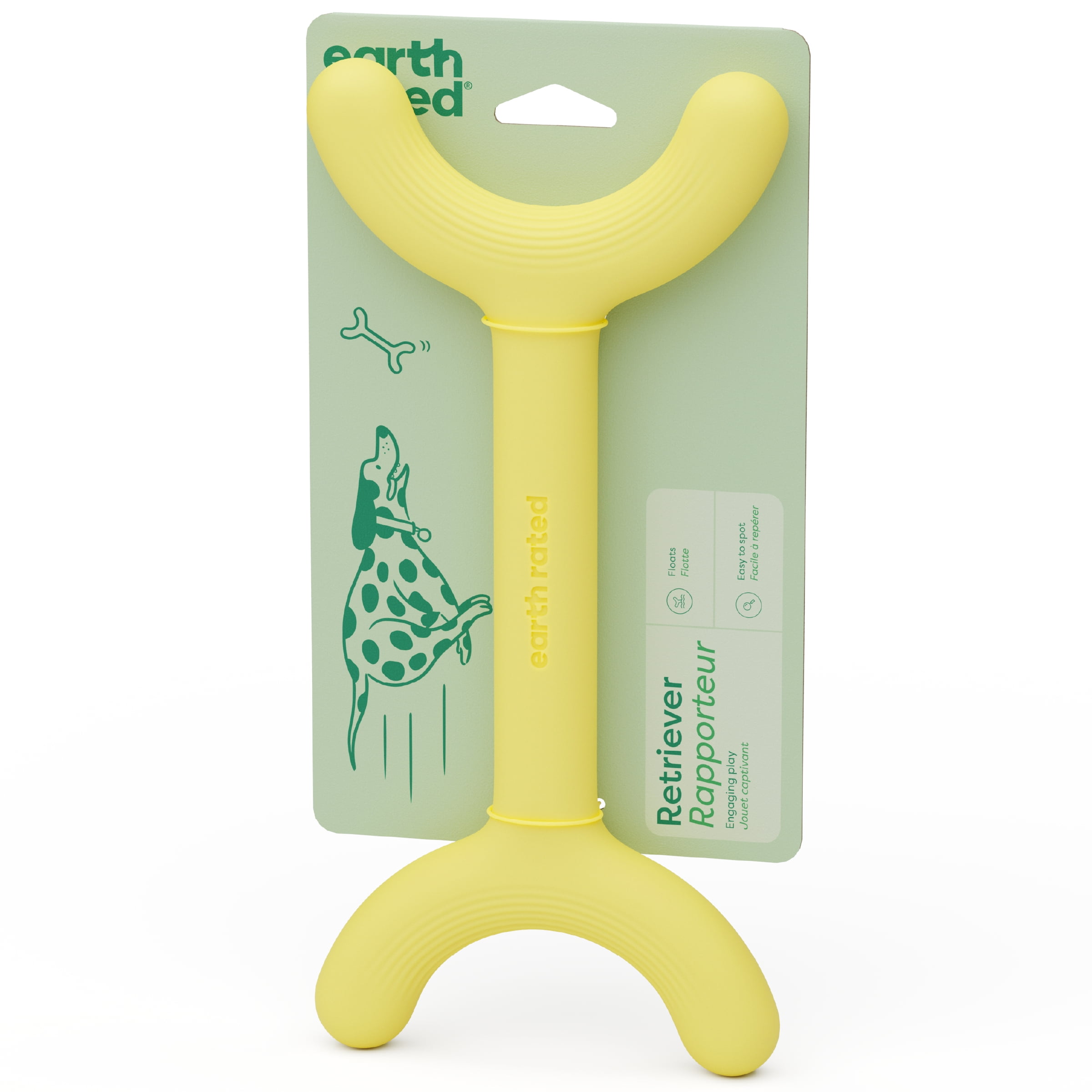 Earth Rated Retriever Dog Toy, Floating Yellow Fetch Stick Toy for Dogs ...
