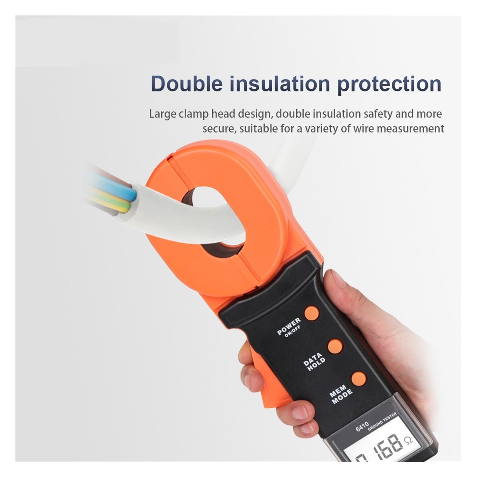 Earth Resistance Testers Loop Tester Digital Grounding Measuring Device ...