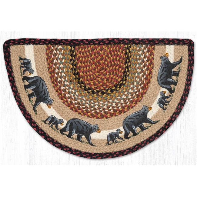 Earth Rug 32-319BMB 18 x 29 in. SCP-319 Burgundy Mama Bear Baby Bear ...