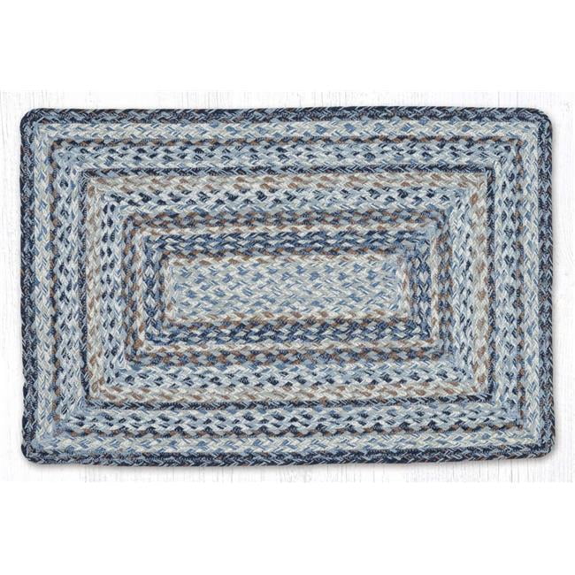 Earth Rug 22-9-119 20 x 30 in. Denim Oblong Braided Rug - Walmart.com