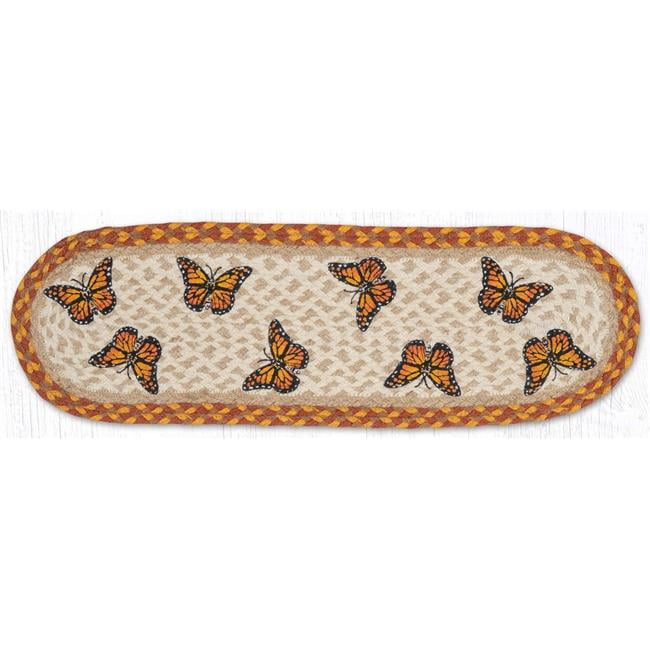 Earth Rug 49-ST630M 27 x 8.25 in. ST-OP-630 Monarch Braided Oval Stair ...