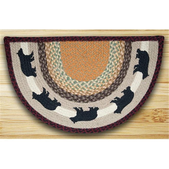Earth Rugs 32-395CB Printed Slice- Cabin Bear - Walmart.com