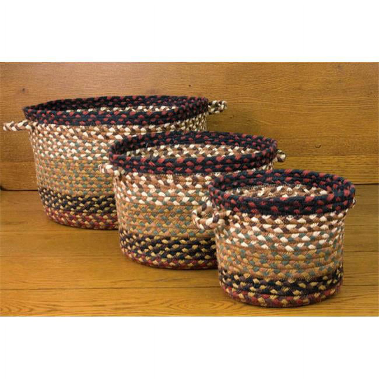 Earth Rugs 38-UB019SM Burgundy, Mustard Utility Basket - 9 x 6.5 in ...