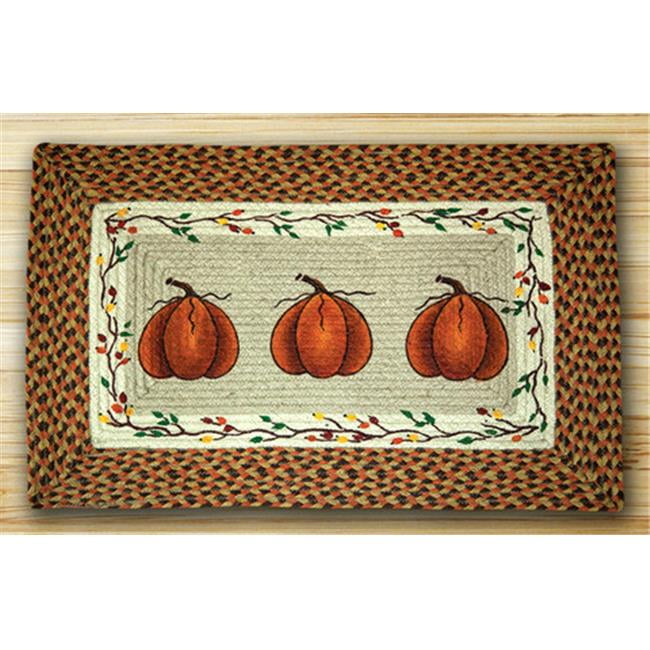 Earth Rugs 67-222HP Rectangle Patch Rug- Harvest Pumpkin - Walmart.com