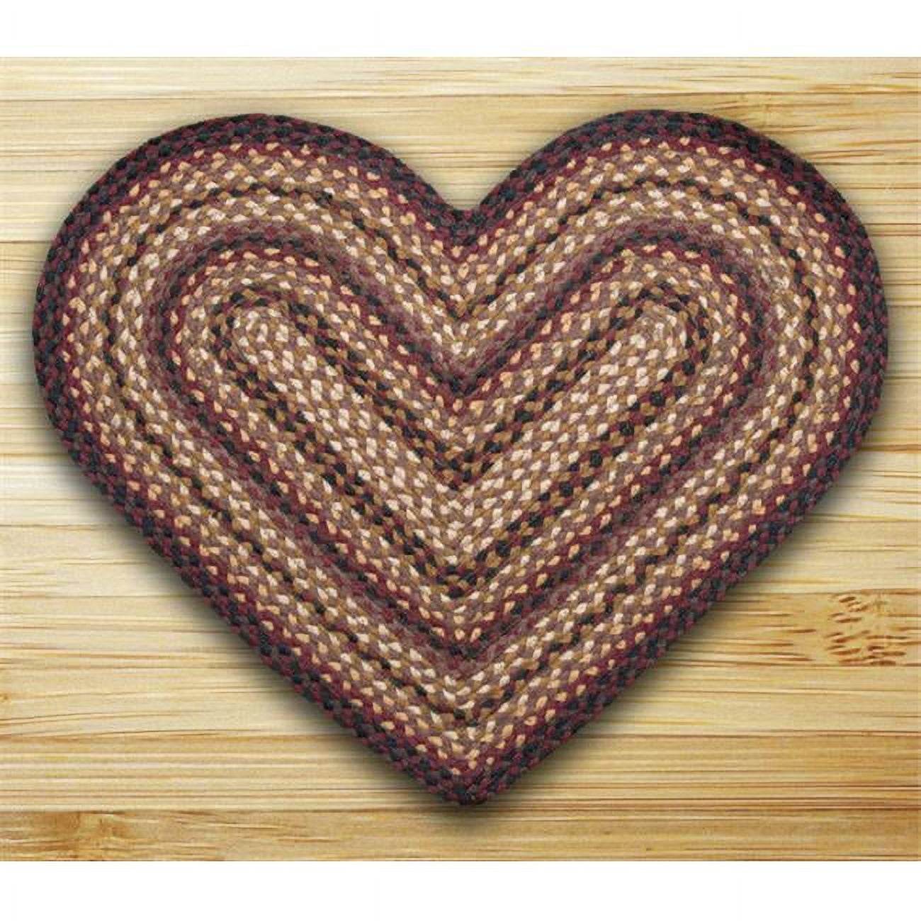 Earth Rugs Heart Shaped Rug - Black Cherry - 20 x 30 in. - Walmart.com