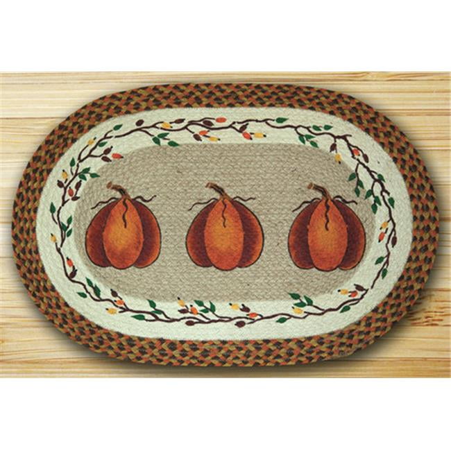 Earth Rugs Oval Patch Rug- Harvest Pumpkin - Walmart.com