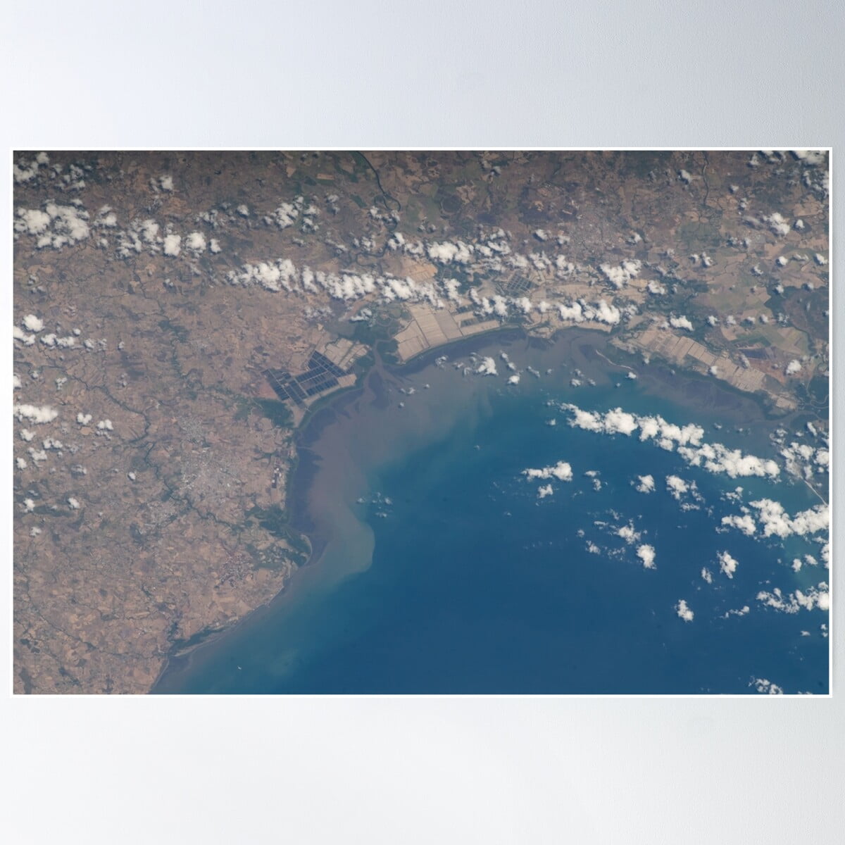 Earth'S Coastal Beauty From Iss - A Space-Eye View Poster Wall Art ...