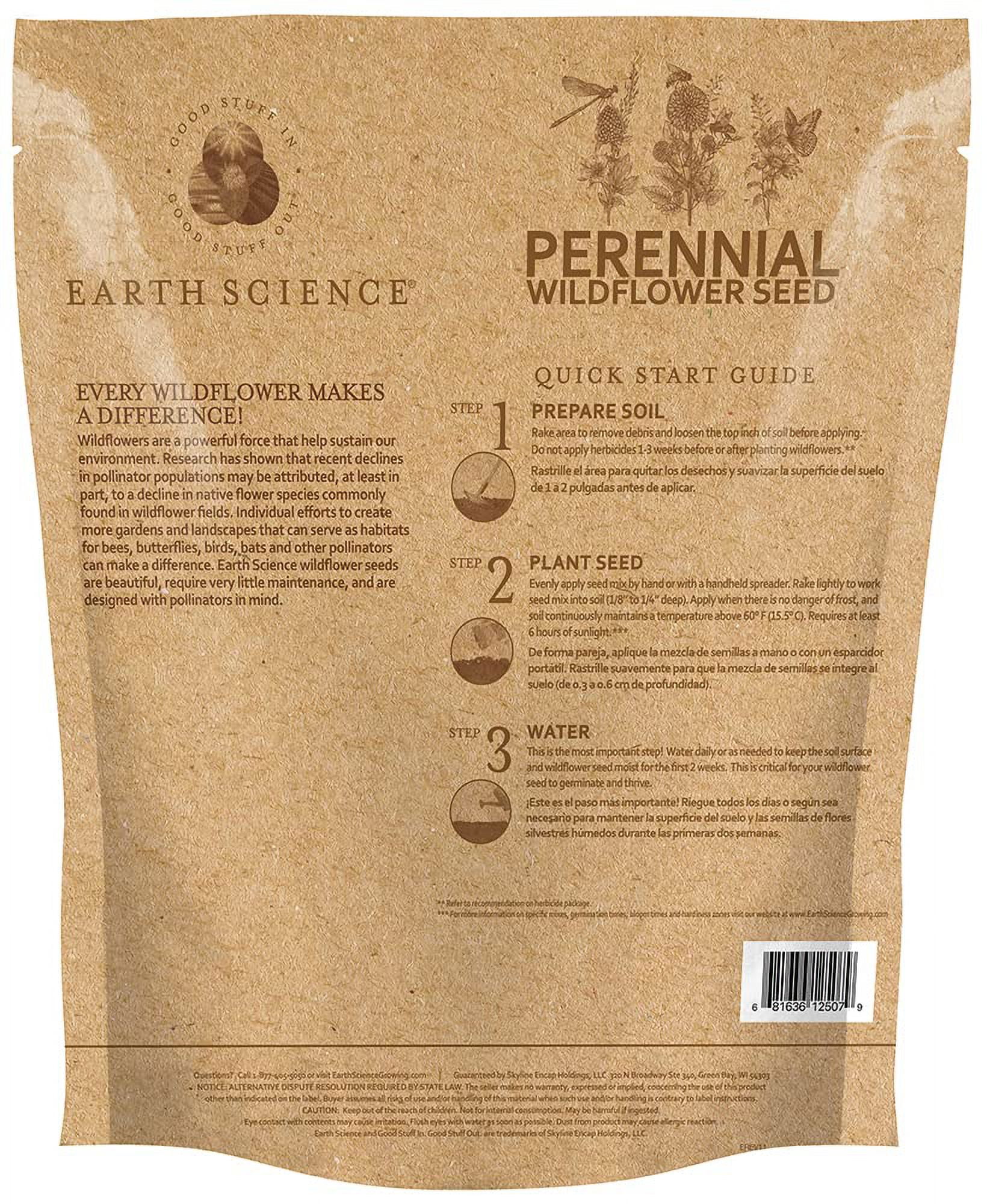 Earth Science - AJH3 Perennial Wildflower Seed - Premium Flower Seeds ...