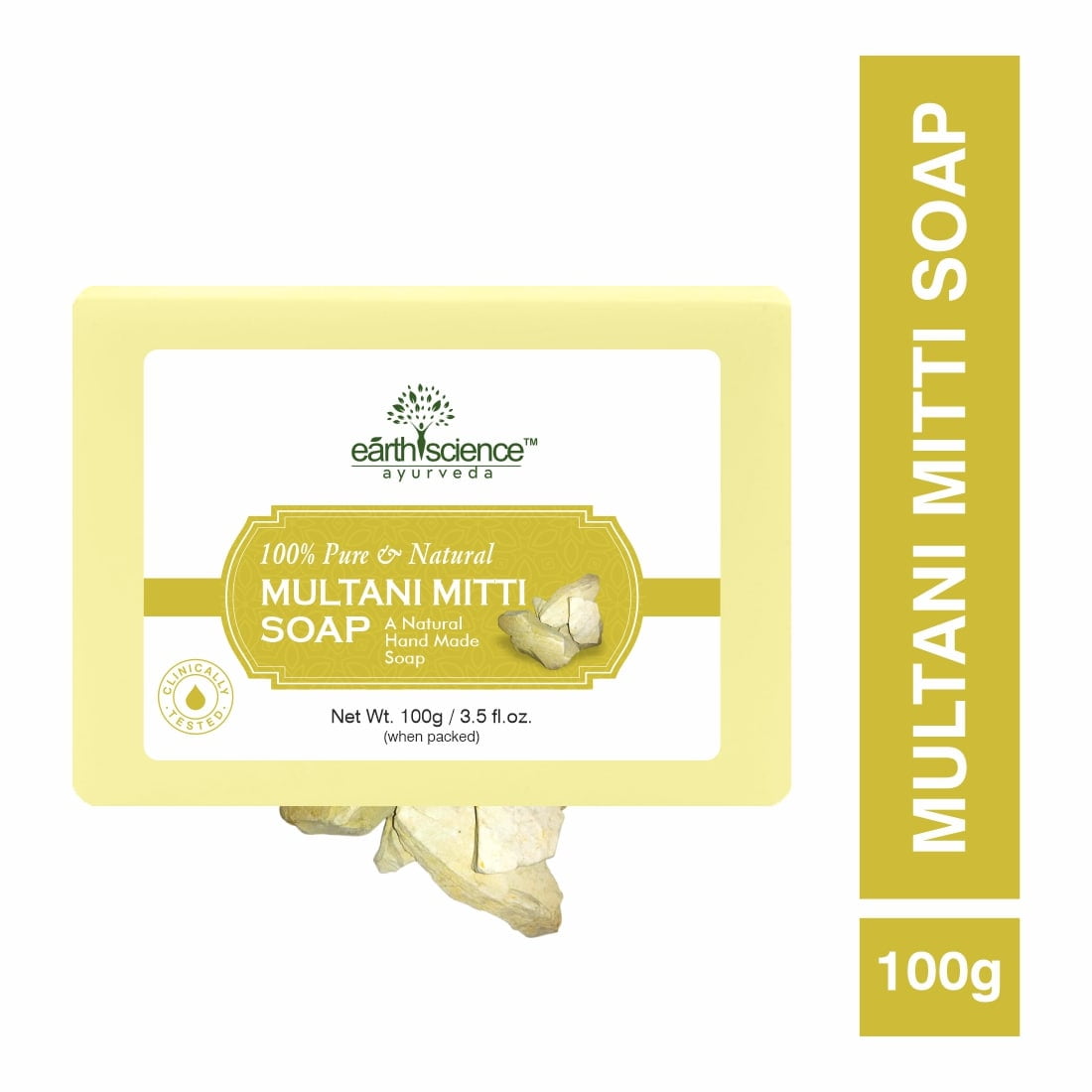 Earth Science Ayurveda Multani Mitti Bath Soap 100% Natural Handmade ...