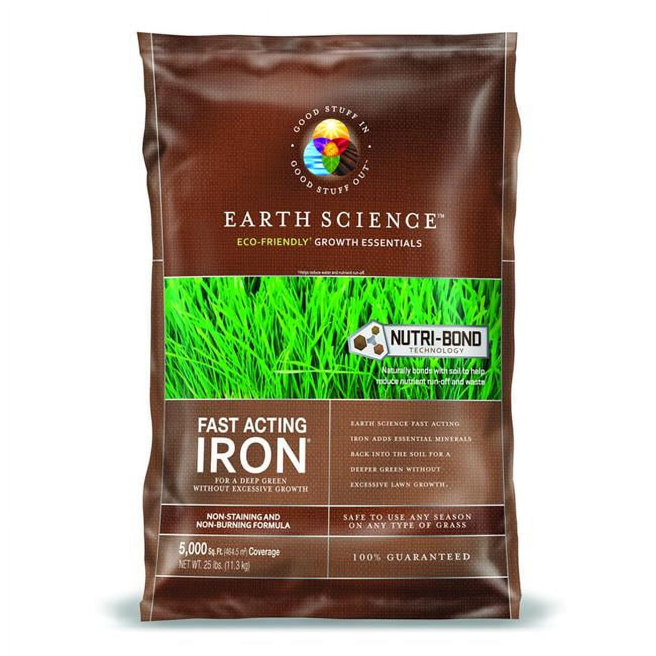 Earth Science & Encap 5000 sq ft. Fast Acting Iron Fertilizer - Walmart.com