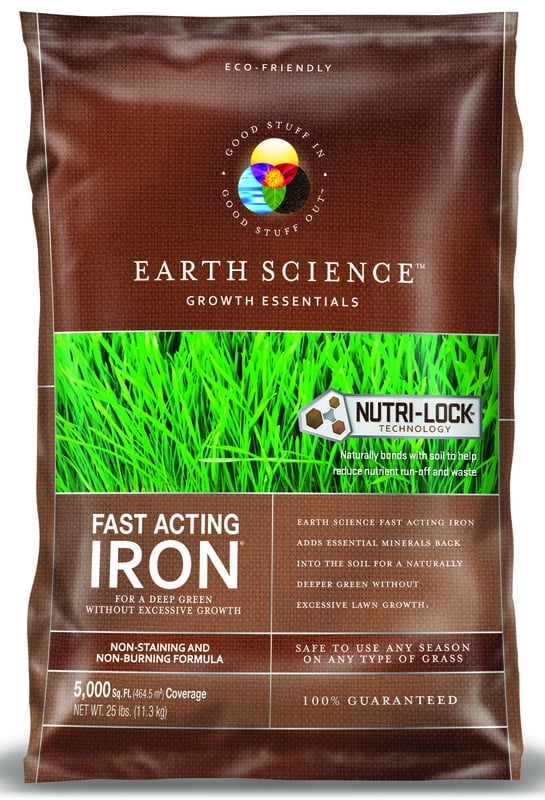 Earth Science & Encap 5039746 5000 sq ft. Fast Acting Iron Fertilizer ...