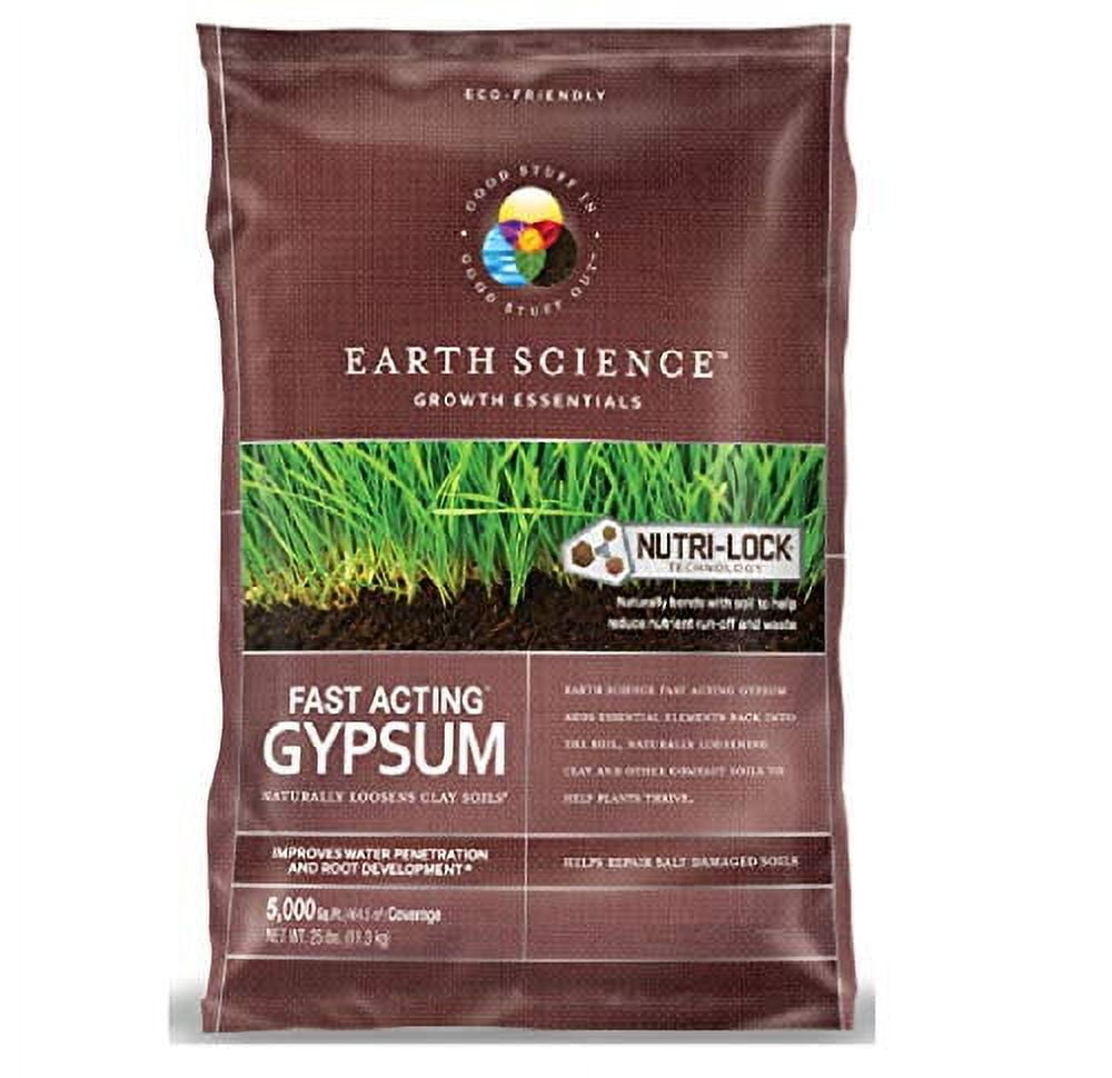 Earth Science Fast Acting Gypsum (25 lb.) - Walmart.com