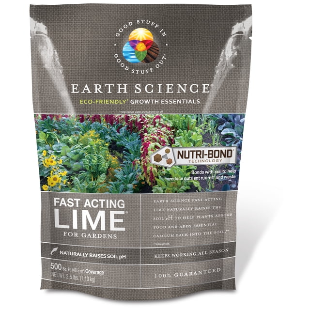 Earth Science Growth Essentials Fast Acting Garden Lime for Soil, 500 ...