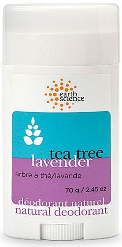 Earth Science Natural Deodorant, Tea Tree And Lavender, 2.45 Oz ...