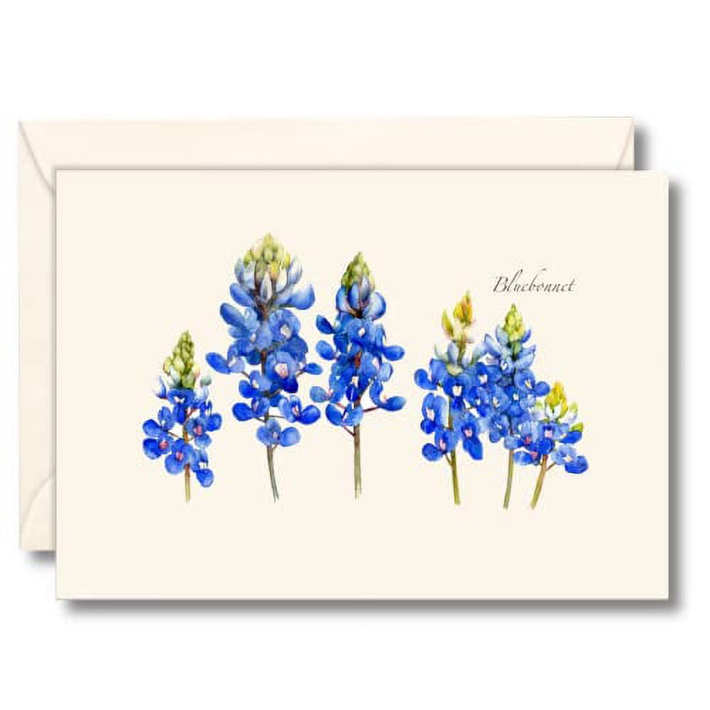 Earth Sky + Water - Bluebonnet Notecard Set - 8 Blank Cards with ...