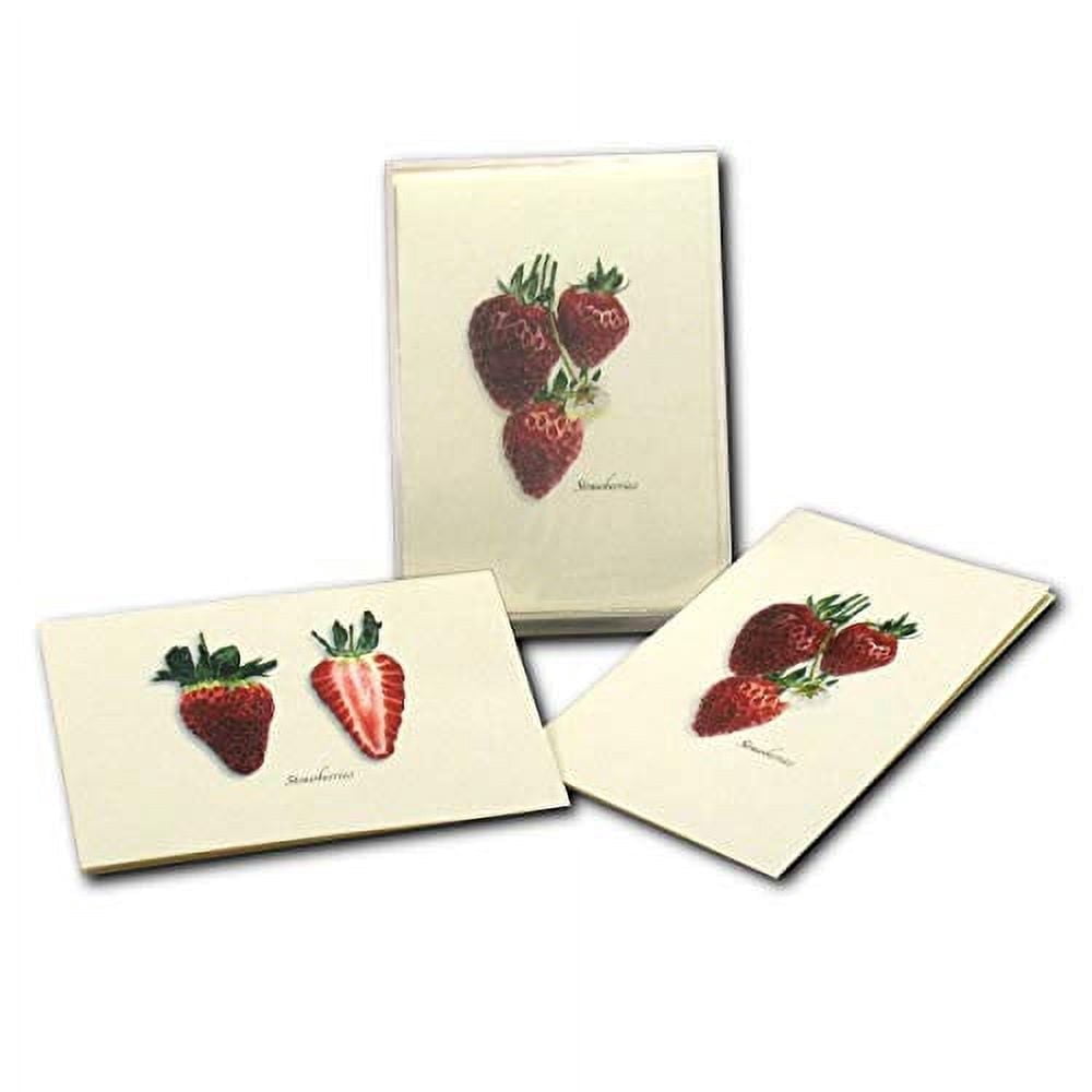 Earth Sky + Water - Strawberry Assortment Notecard Set - 8 Blank Cards ...