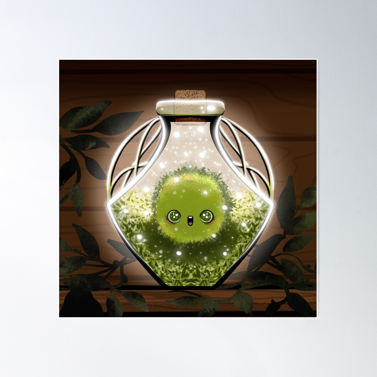 Earth Sprite Poster Wall Art, Modern Wall Decor For Living Room Bedroom ...