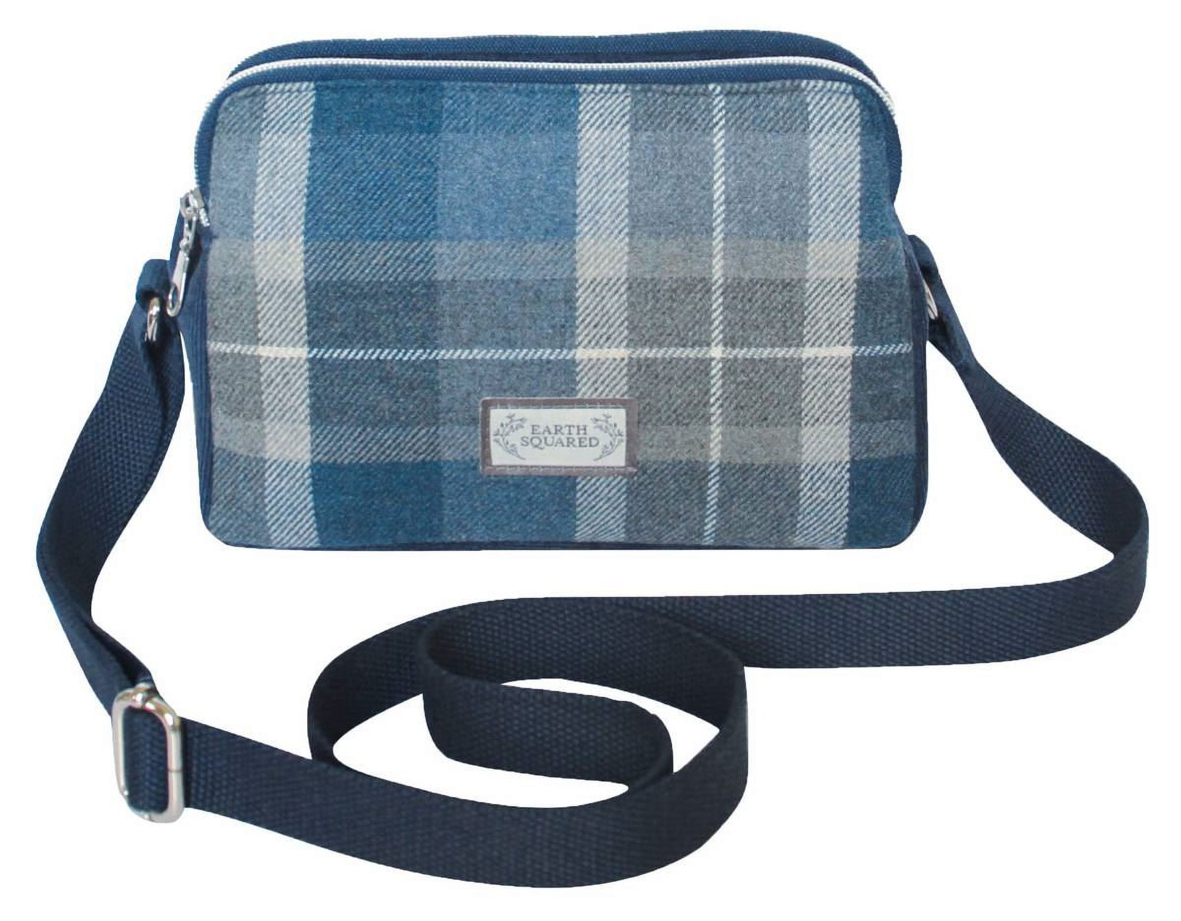 Earth Squared Tweed Anna Bag - Humbie Navy - Walmart.com