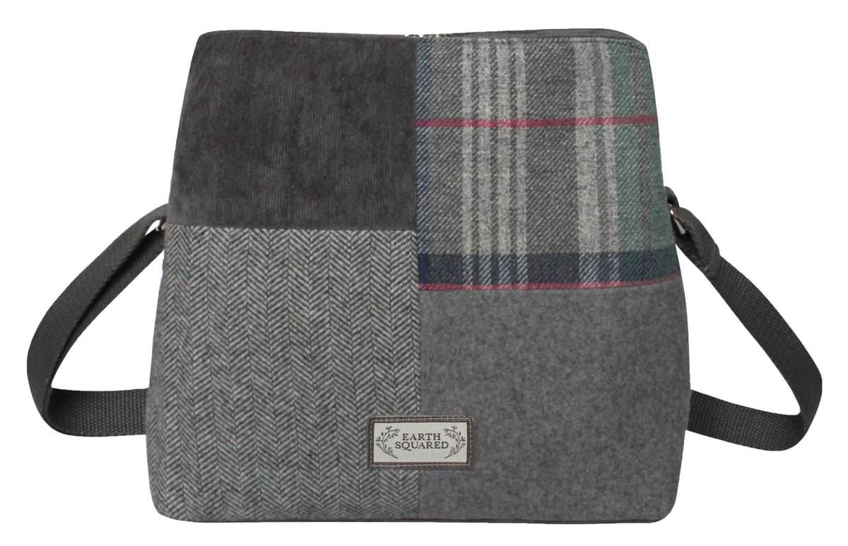 Earth Squared Tweed Logan Bag - Drem Grey - Walmart.com