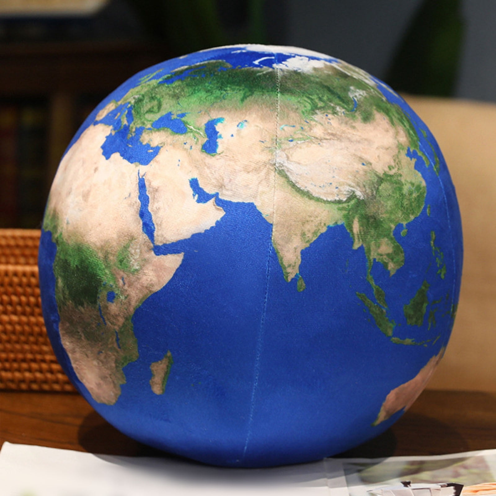 Earth Stuffed Planet Plush Solar System Toy - Educational Science ...