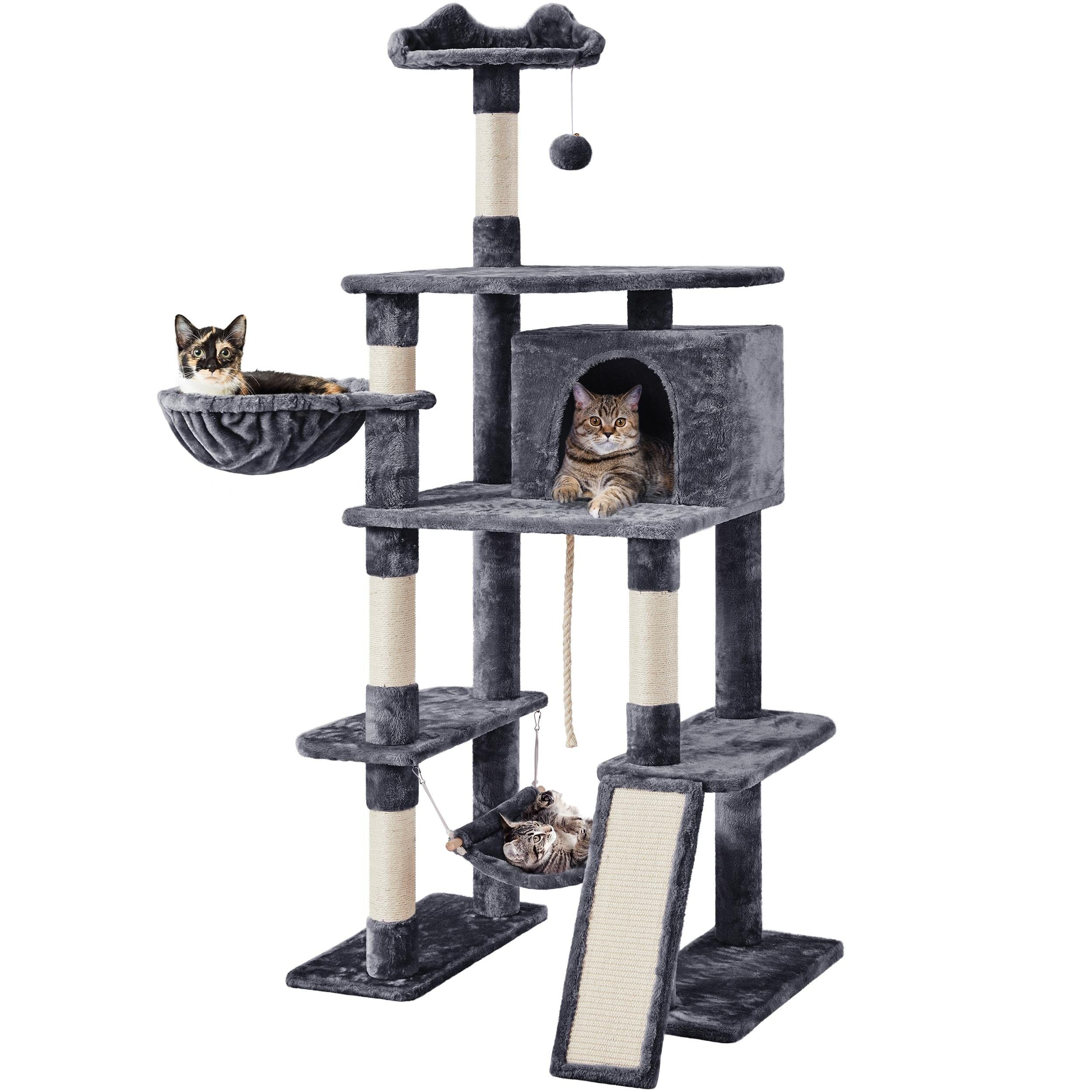 Earth & Table 70in Multi-Level Cat Tree Tower Condo Furniture with ...