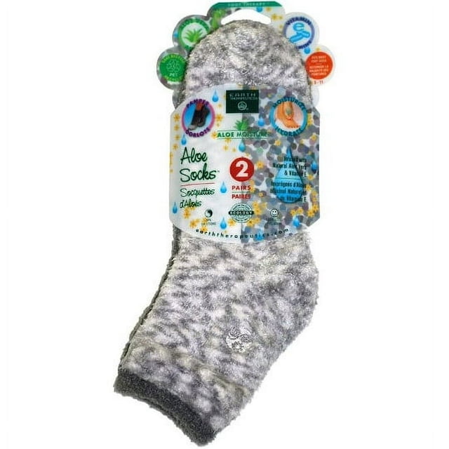 Earth Therapeutics Moisturizing Aloe Socks Infused with Aloe Vera ...