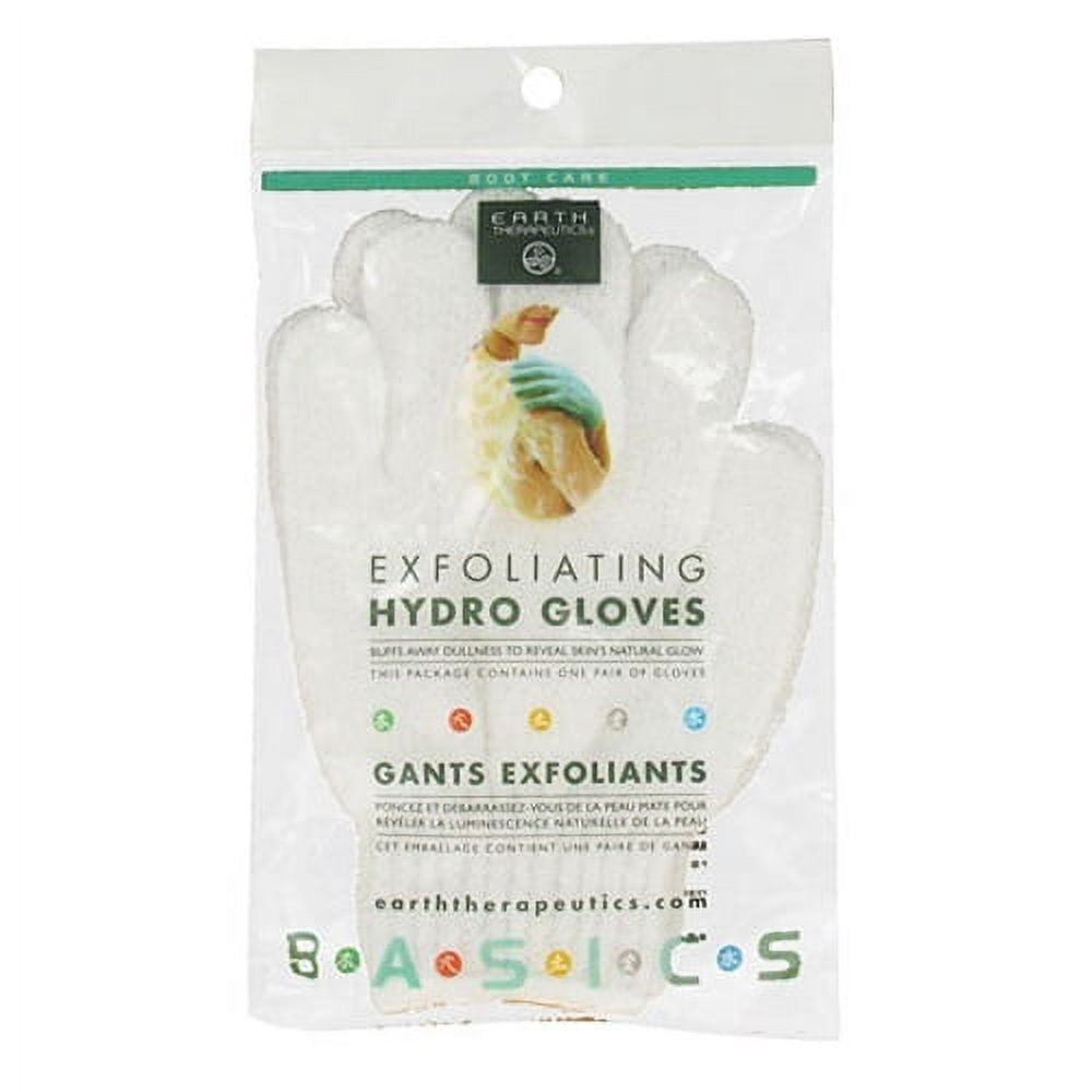 Earth Therapeutics Hydro Gloves Exfoliating pair, Assorted Color, 1 ...