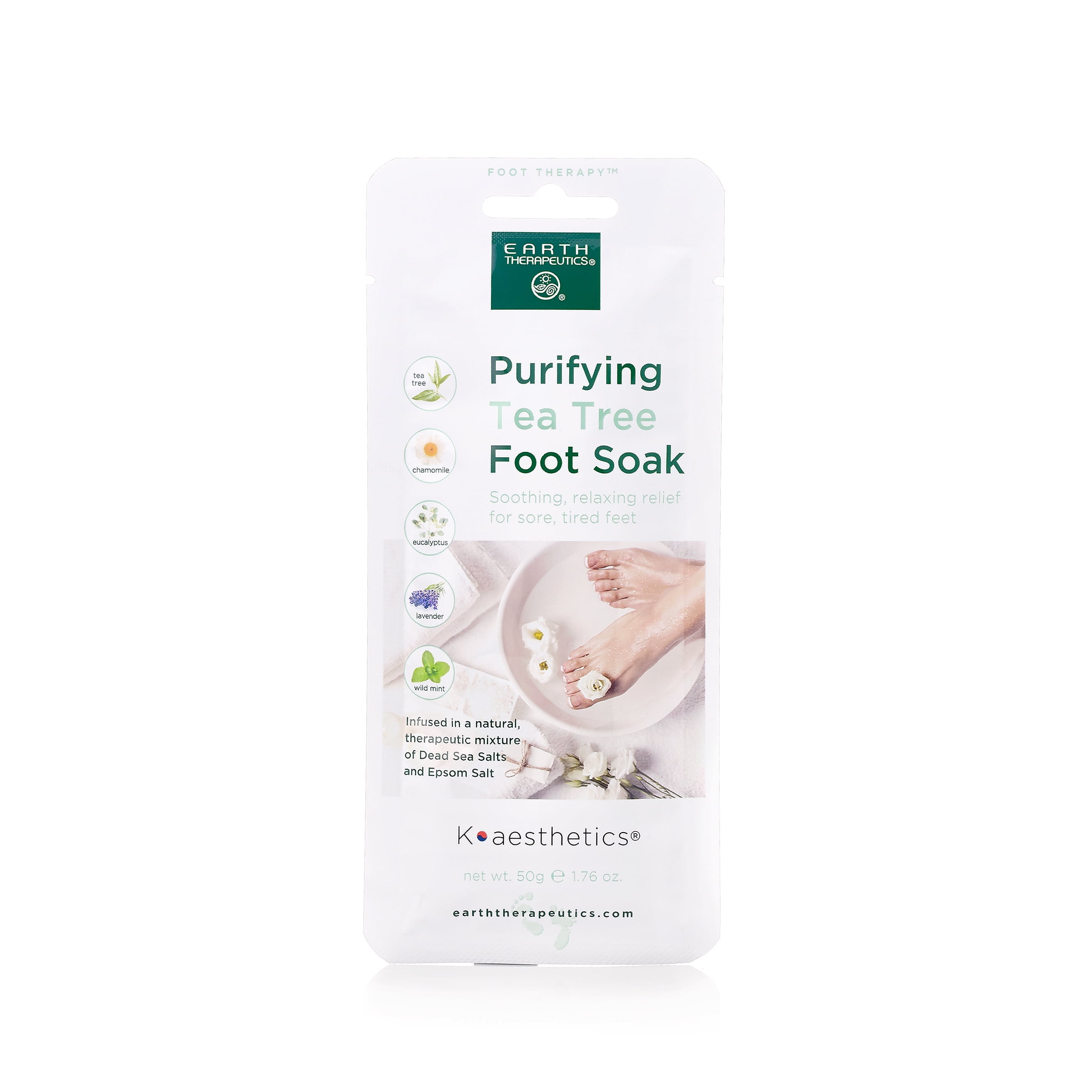 Earth Therapeutics Purifying Tea Tree Foot Soak is a soothing, relaxing ...