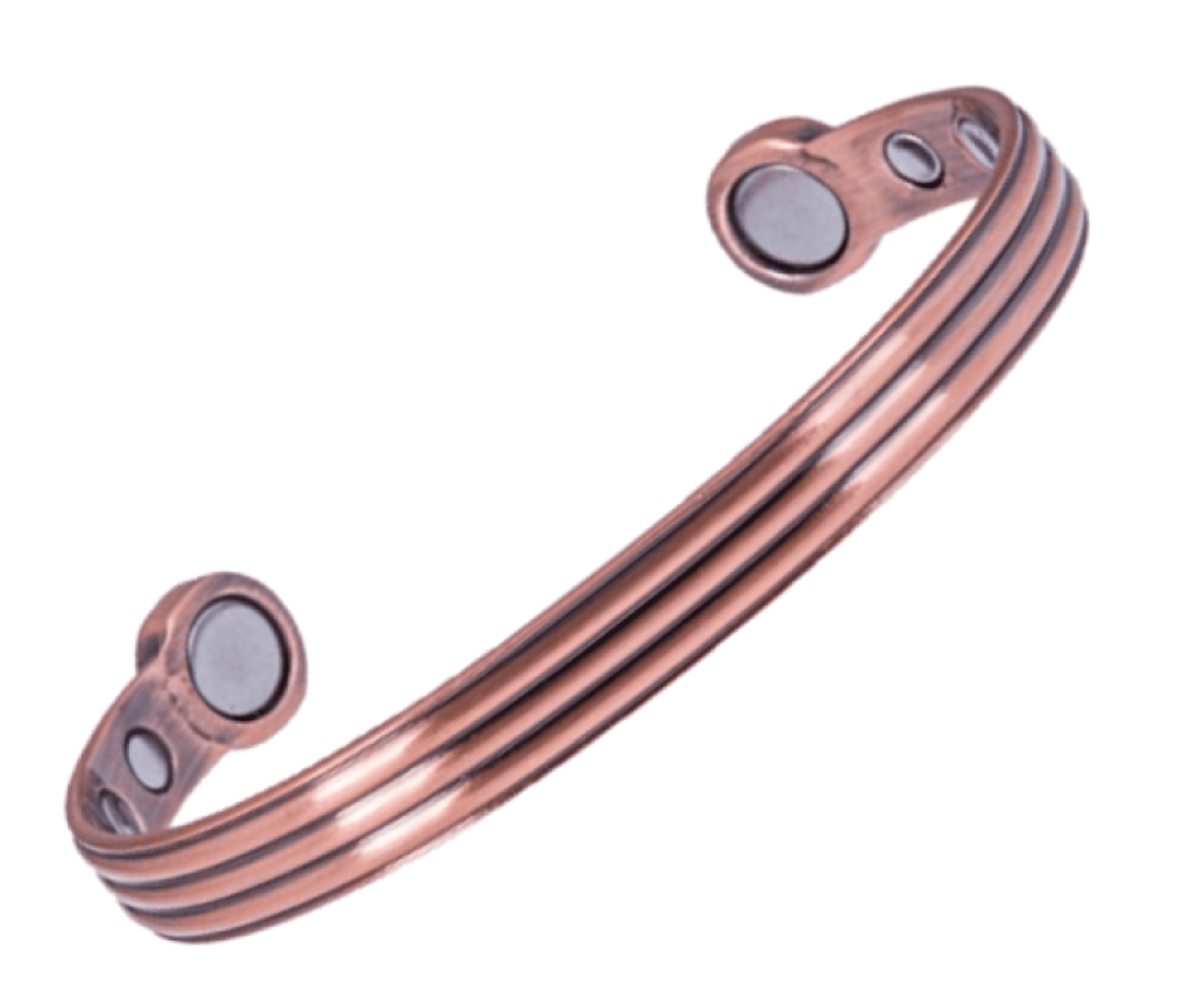 Earth Therapy Greek Pure Copper Magnetic Cuff Bracelet for Men & Women ...
