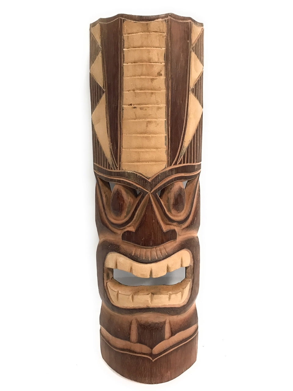 Earth Tone Tiki Mask 20" - Hawaii Decor | #dpt514150 - Walmart.com