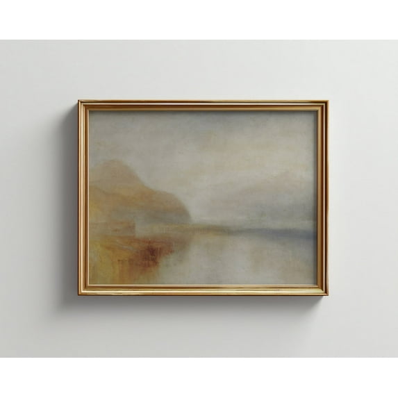 Earth Tones Abstract Landscape, Neutral Wall Art, Cottage Core Decor ...