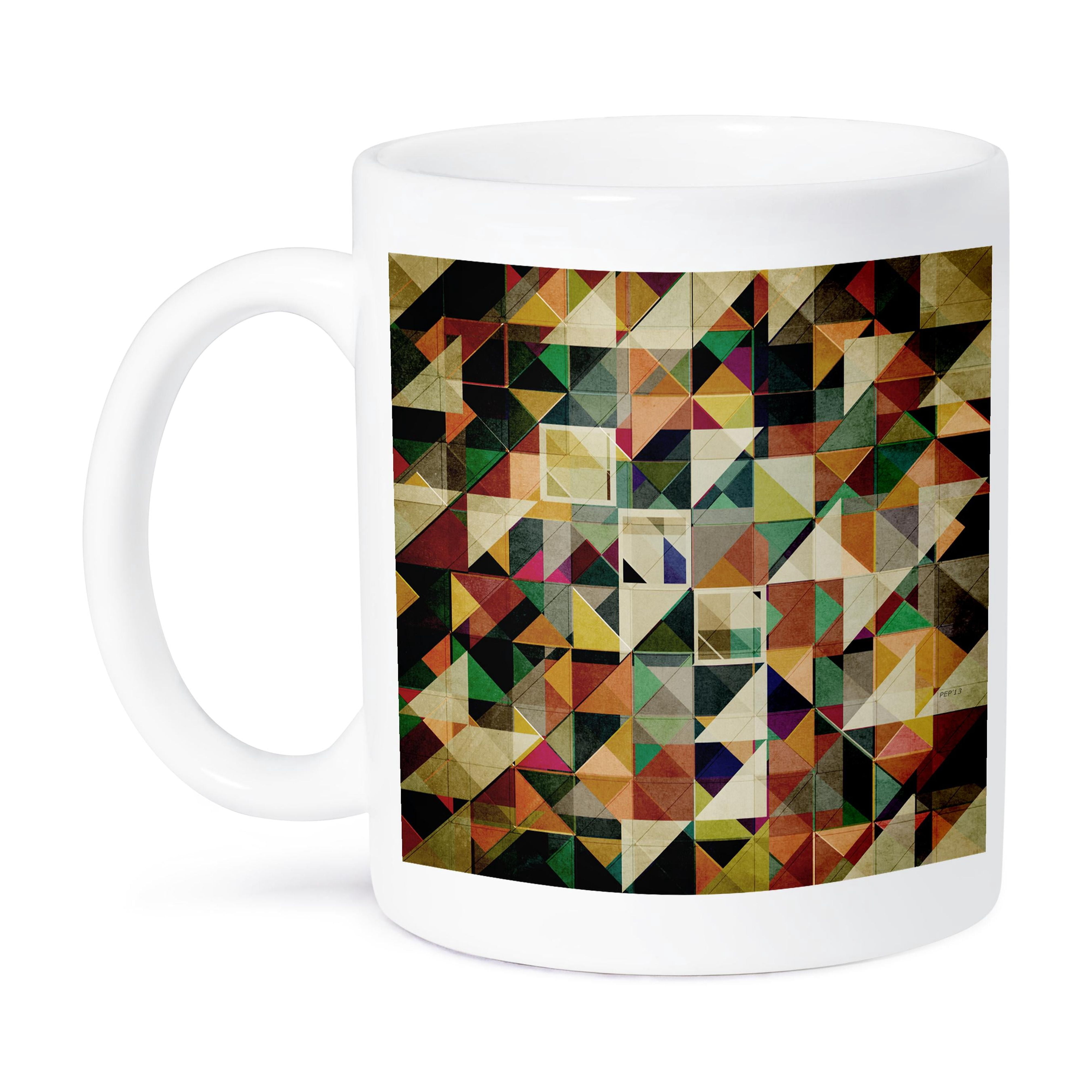 3dRose, Earth Tones Abstract - geometric squares grid with texture ...