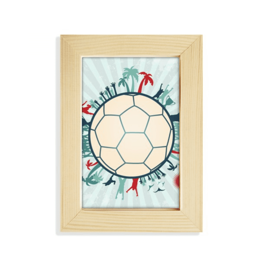 Earth Trees Soccer Football Sports Desktop Display Photo Frame Picture ...