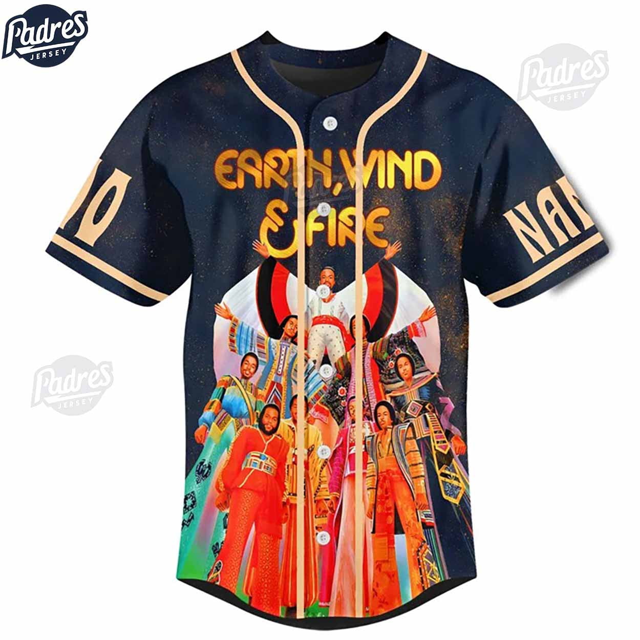 Earth Wind & Fire Heart And Soul Tour 2024 Custom Baseball Jersey ...