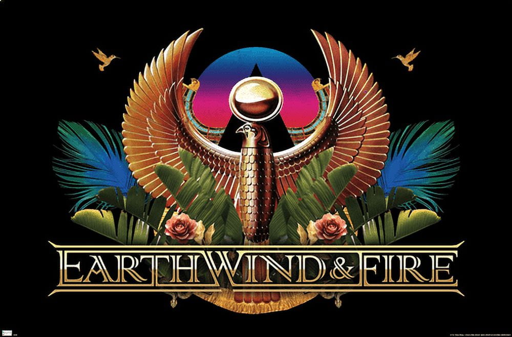 Earth Wind & Fire - Logo Wall Poster, 22.375" x 34" - Walmart.com