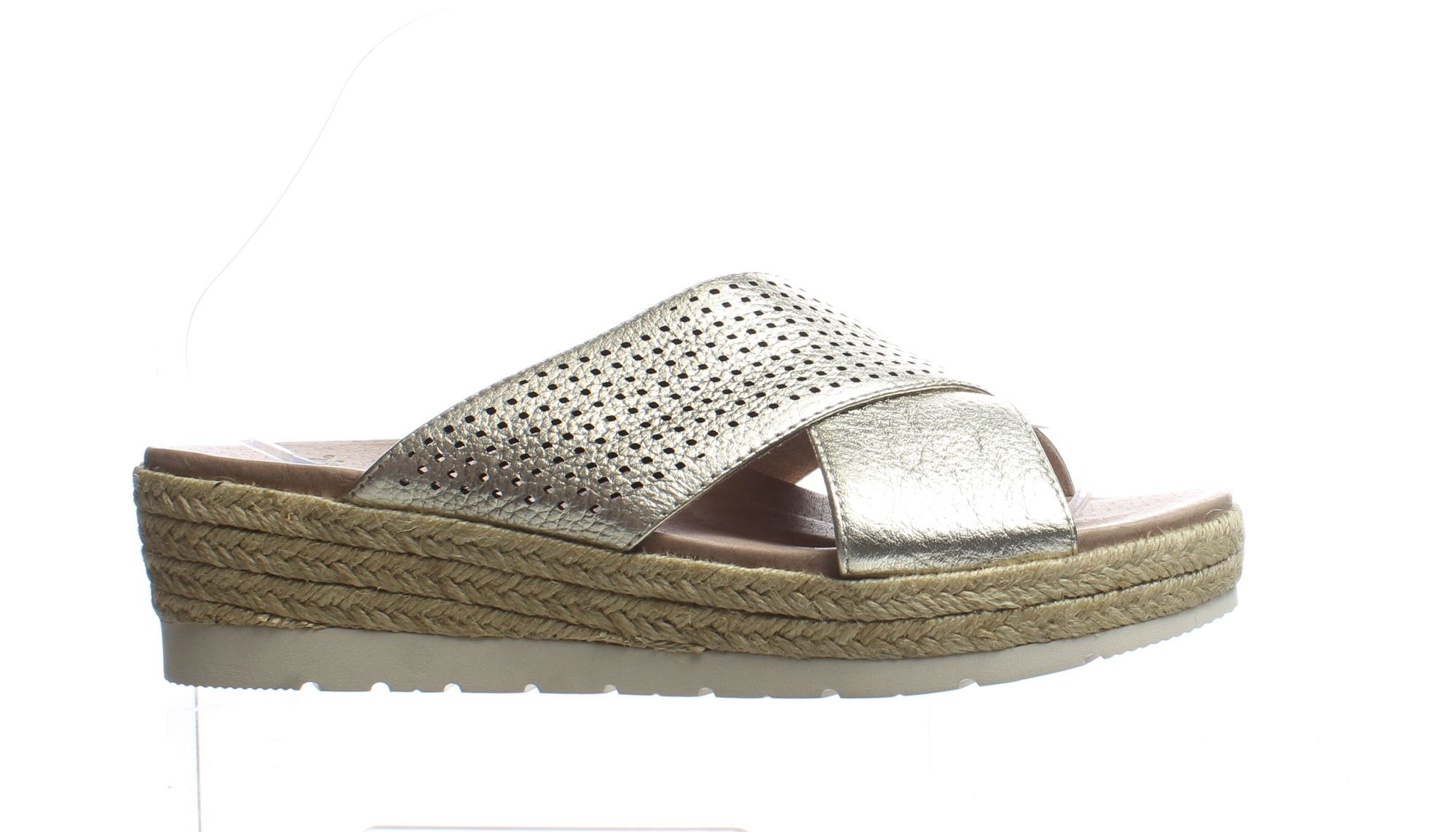 Earth Womens Modena Marigold Gold Espadrille Heels Gold - Walmart.com