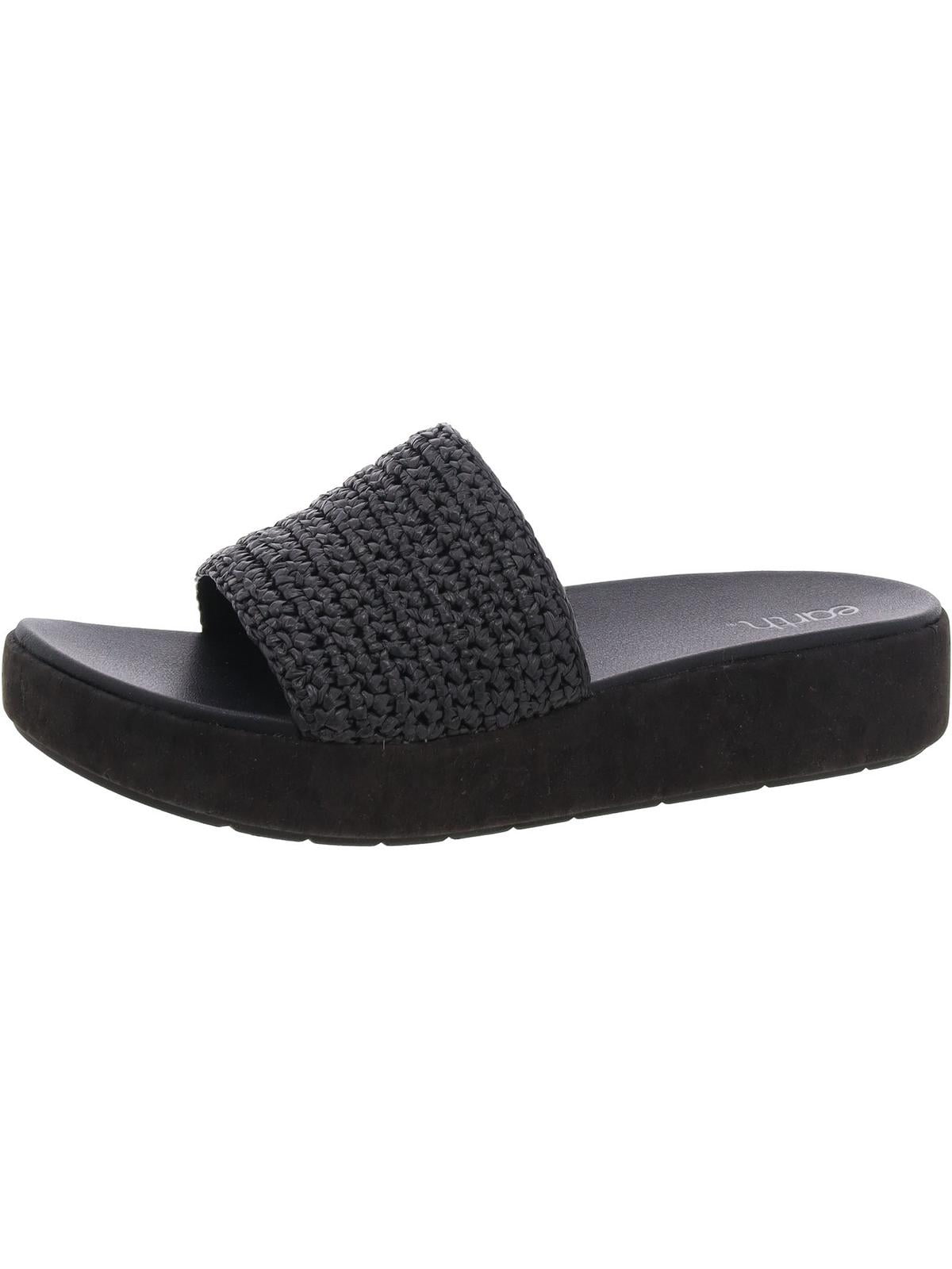 Earth Womens Sachan Slip On Open Toe Slide Sandals - Walmart.com