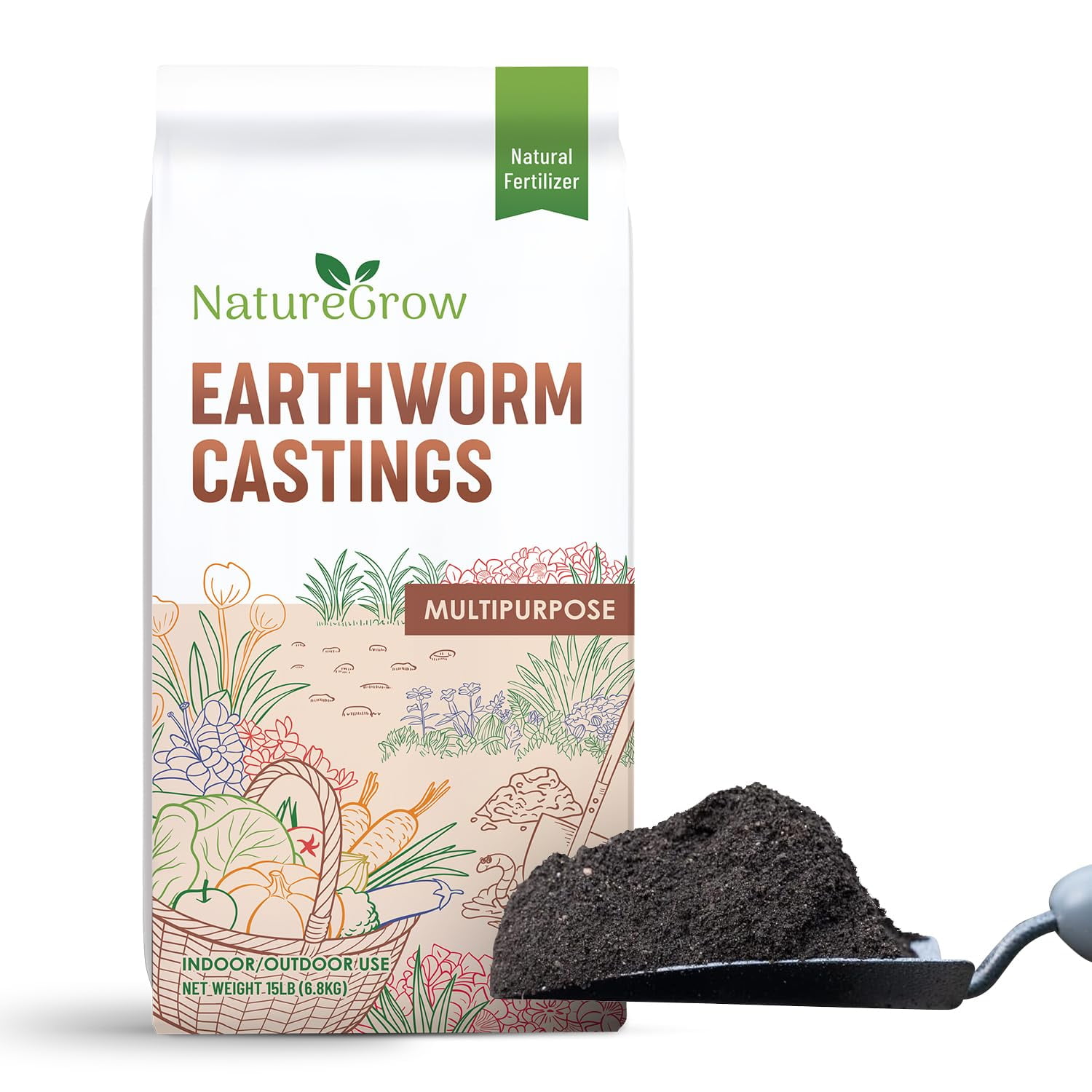 Earth Worm Castings, Worm Castings Organic Fertilizer Includes Humic ...