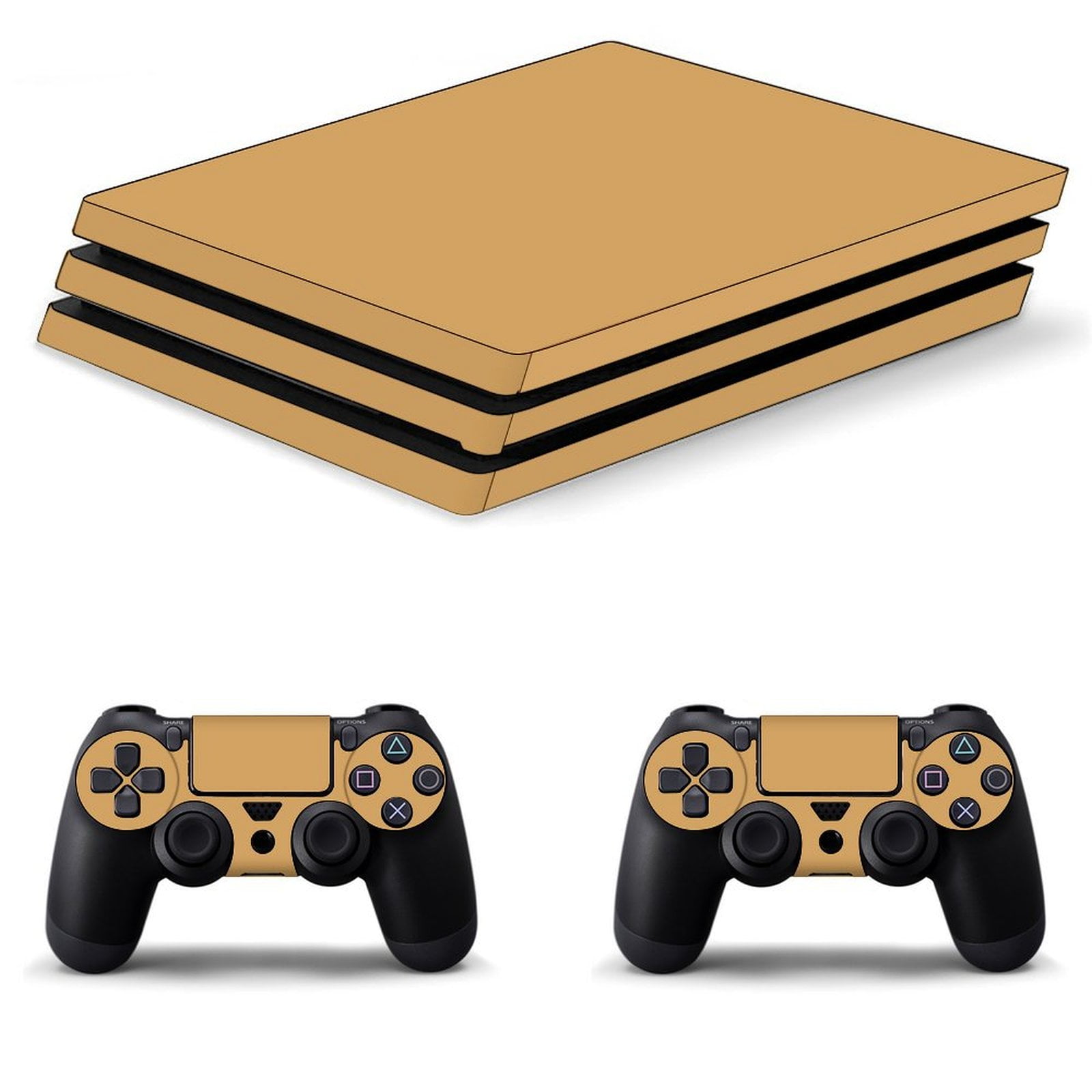 Earth Yellow PS4/PS4 Pro/PS4 Slim Skin Sticker For Console And Controller Skins - Walmart.com