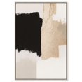 Earth and Ink II Canvas Neutral Wall Decor by Art Remedy, Silver Frame ...