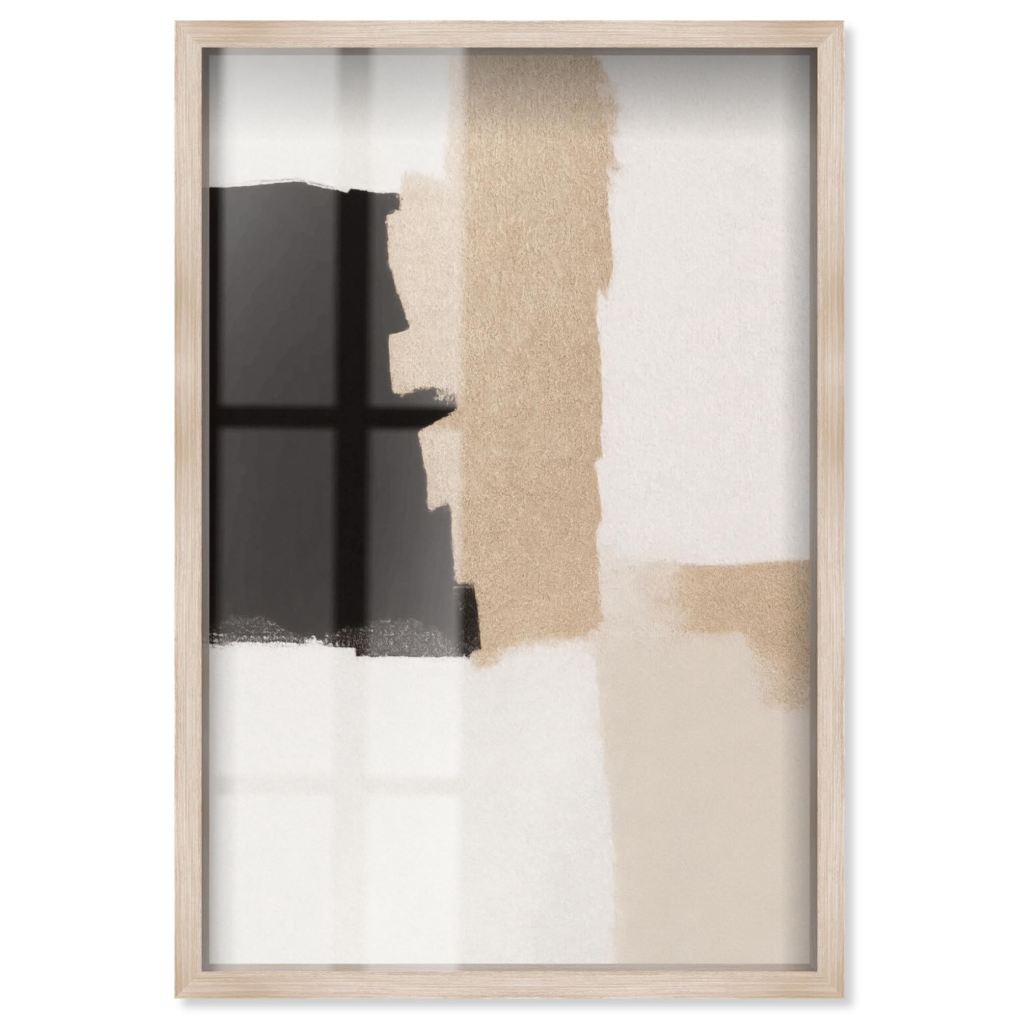Earth and Ink IV Shadowbox Print Neutral Wall Decor by Art Remedy ...