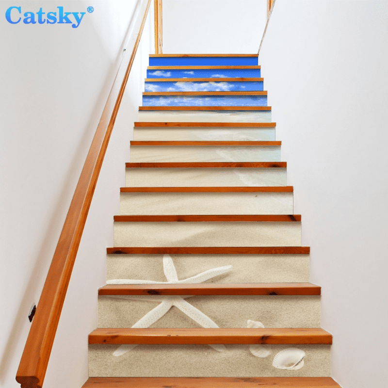 Earth from outer space Stair Floor Stickers Waterproof Removable Self ...