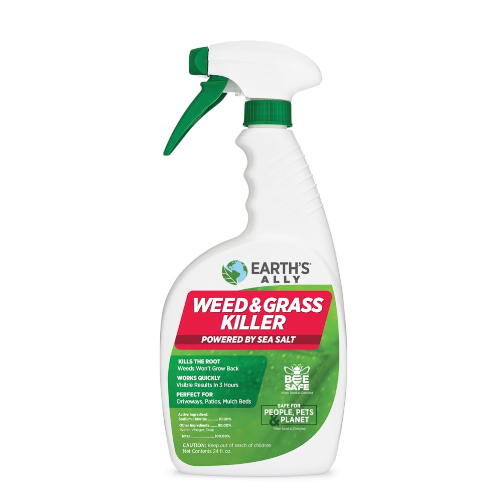 Earth's Ally Weed and Grass Killer 24 oz Herbicide for Gardens, Pet ...