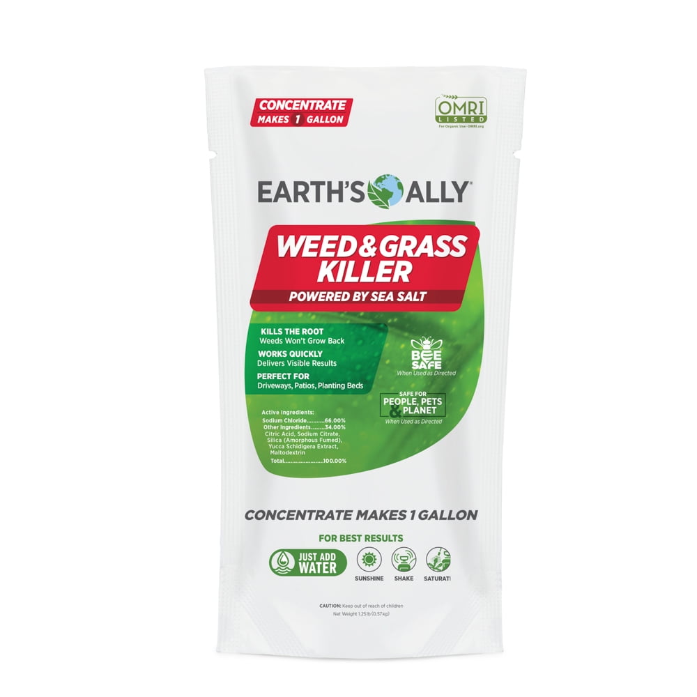 Earth's Ally Weed & Grass Killer Concentrate, Lawn Treatment Crabgrass ...