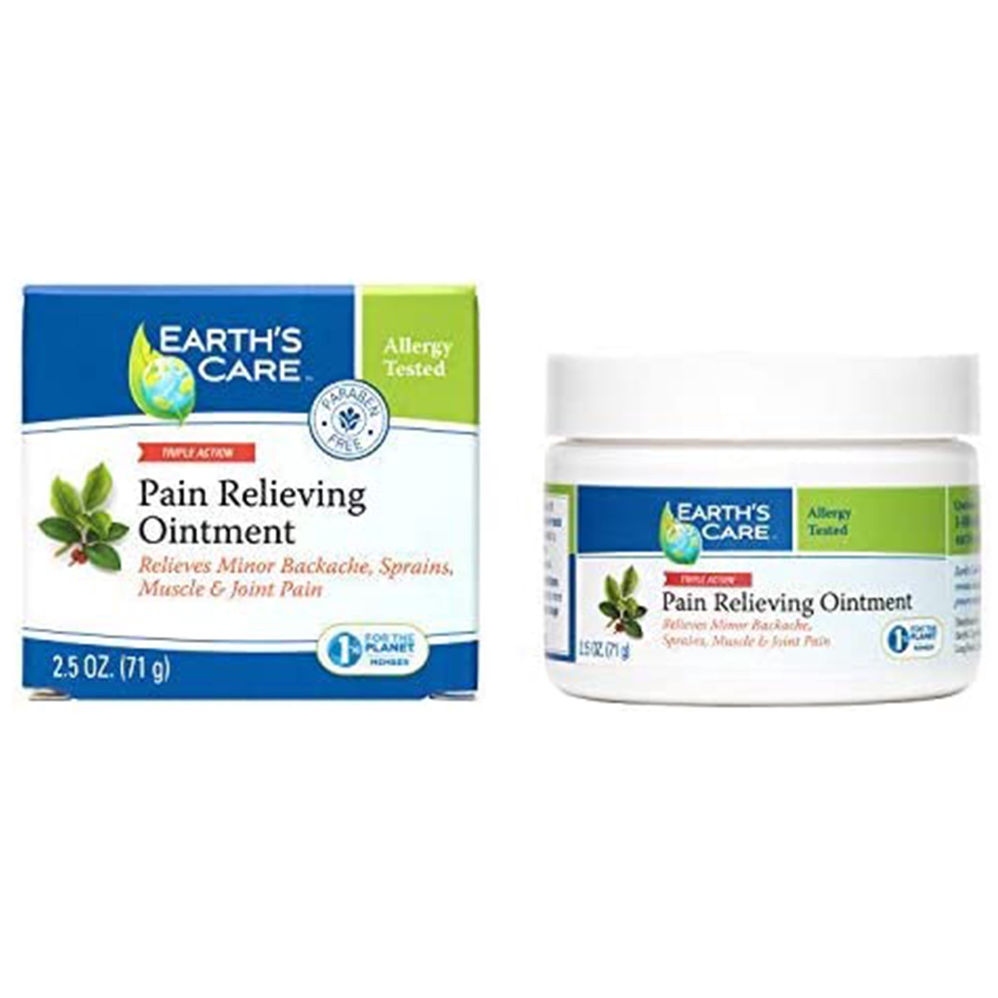 Earth’s Care Topical Pain Relief Ointment with Camphor, Menthol ...
