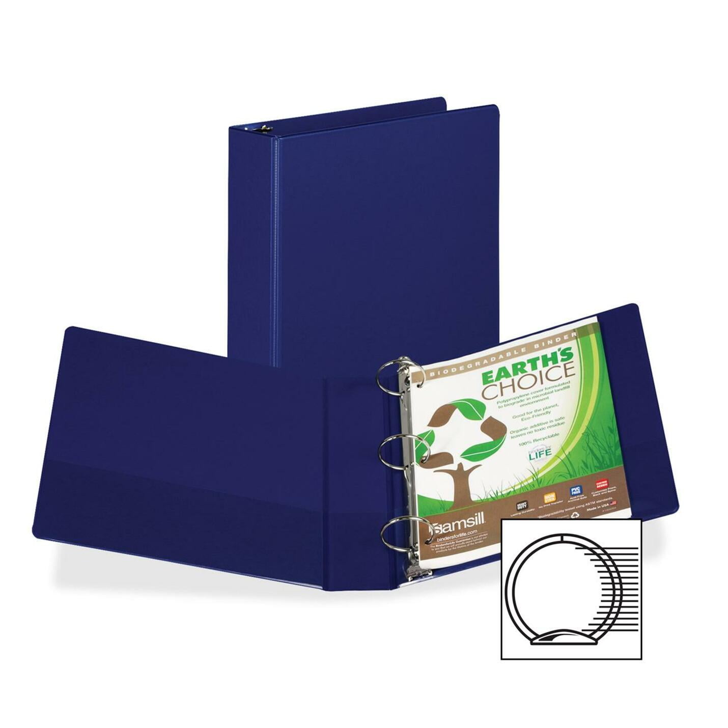 Earth's Choice Round-ring Storage Binders - Walmart.com