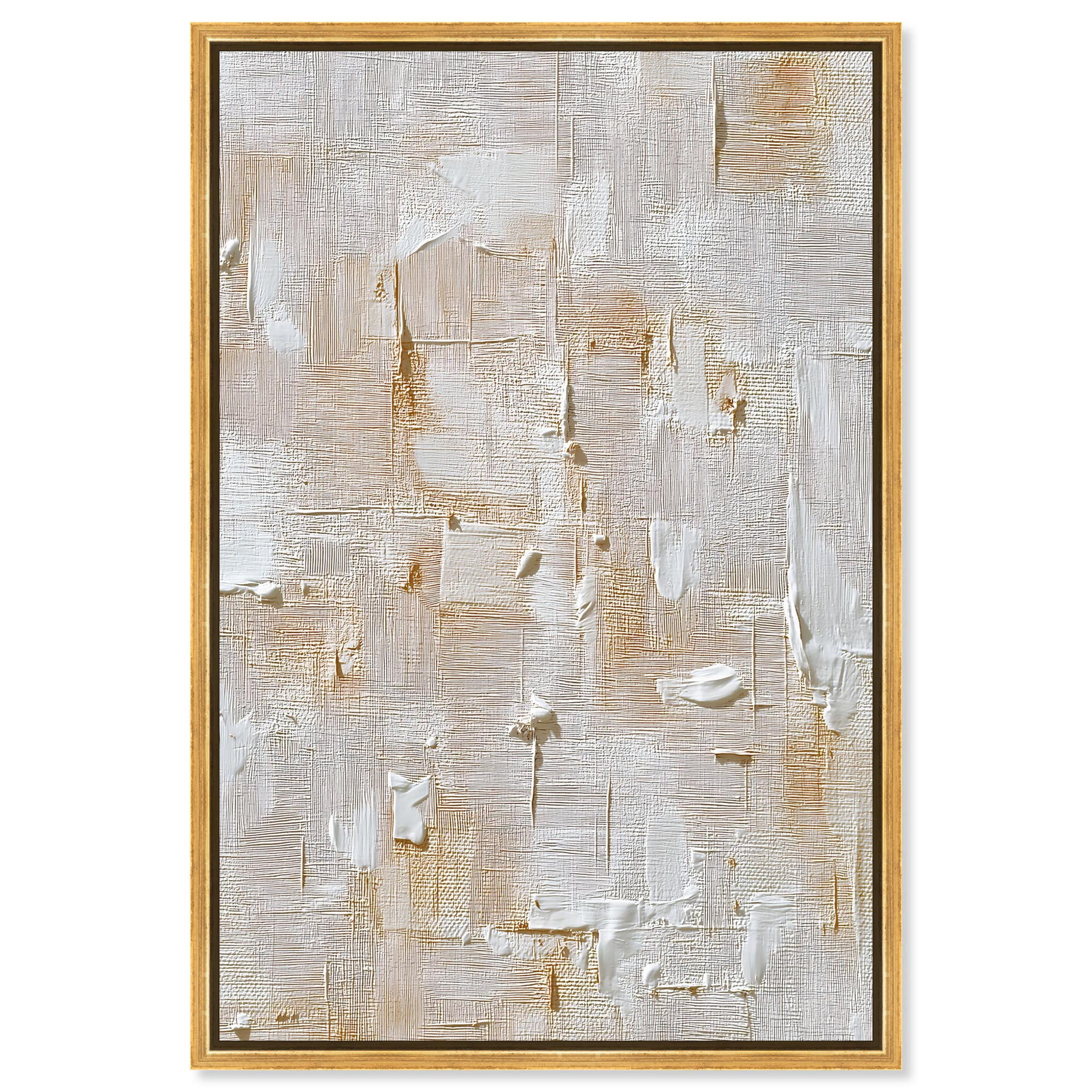Earth's Crust II Canvas Print Boho Wall Decor by Art Remedy, Gold Frame ...