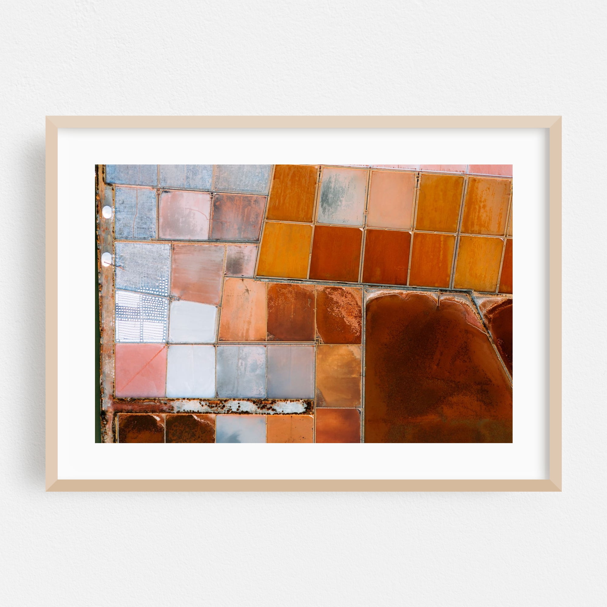 Earth's Patchwork - Sicily Italy Photography Abstract Geometric Pattern ...