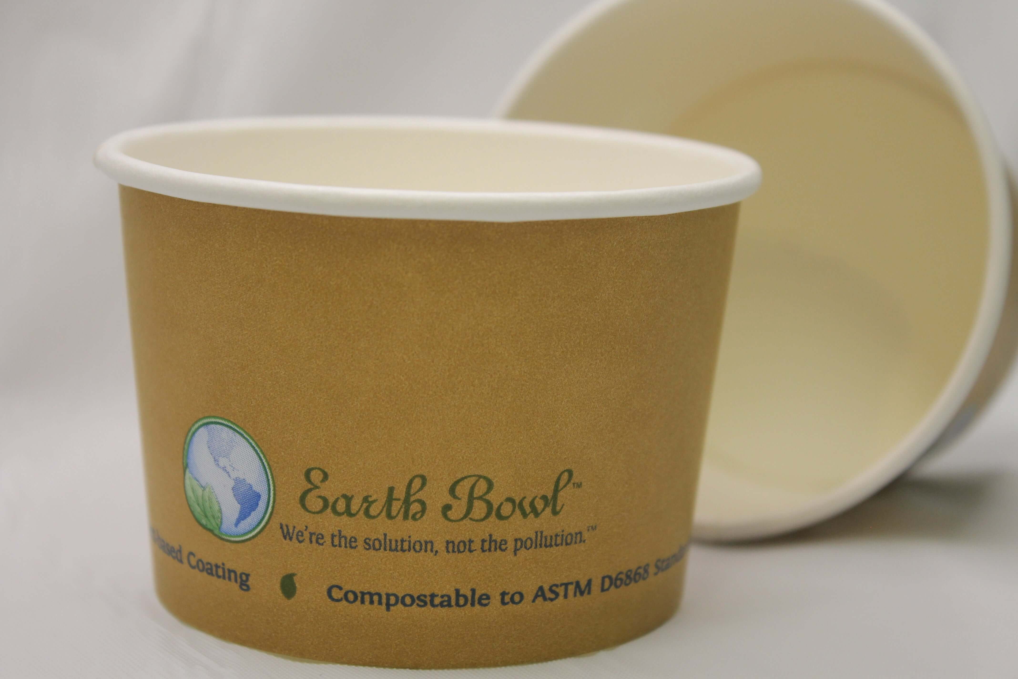 Earth-to-Go™ Biodegradable & Disposable Earth Bowl™, 8oz, Compostable ...