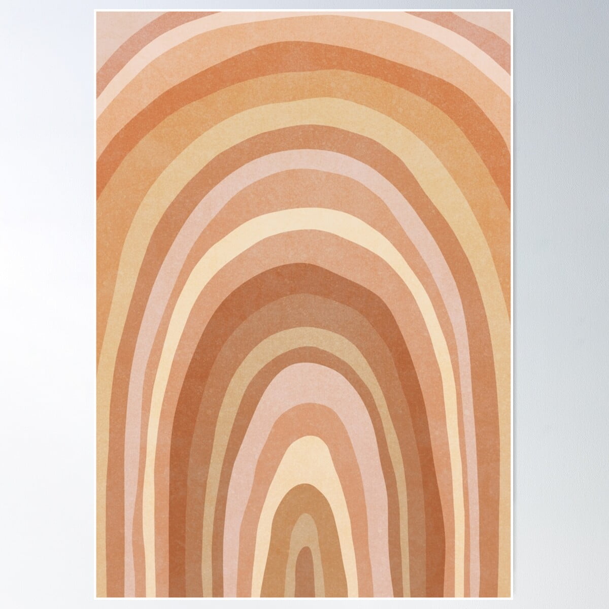 Earth tone Rainbow Poster, 16x24 UNFRAMED - Walmart.com
